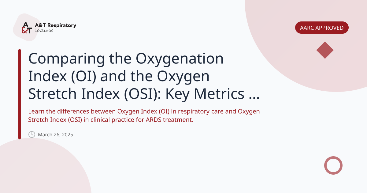 Comparing Oxygenation Index with Oxygen Stretch Index in Care